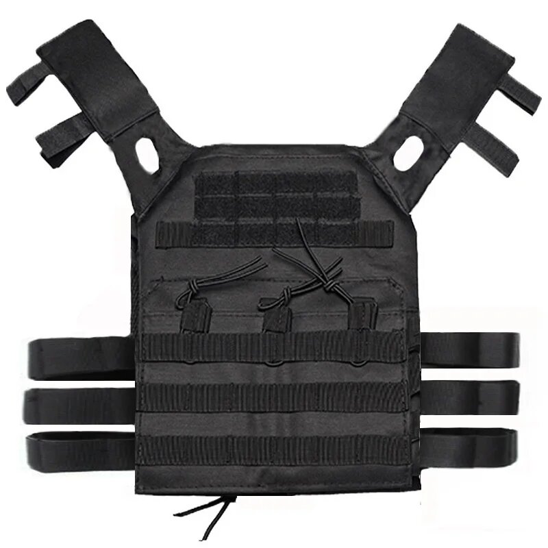 Тактический жилет, охотничье снаряжение, камуфляжный военный страйкбольный бронежилет для стрельбы, пейнтбола, переноски пластинок, защитный жилет MOLLE