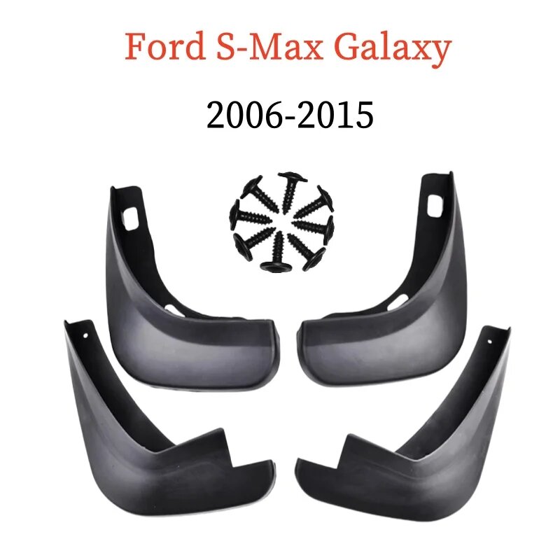 4 шт. автомобильные брызговики для Ford S-Max Galaxy 2006-2015, брызговики на крылья, автомобильные аксессуары