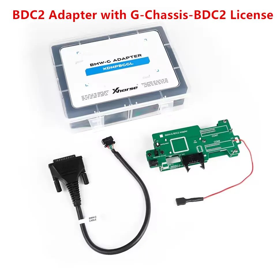 Адаптер Xhorse XDNPBGGL BDC2 для BMW серии G с бесплатной лицензией BMW G-Chassis-BDC2 для Key Tool Plus PAD, VVDI2 и MIDI Advan Adapter with License