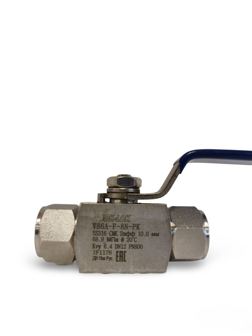 Шаровый кран высокого давления V86A-F-8N-PK