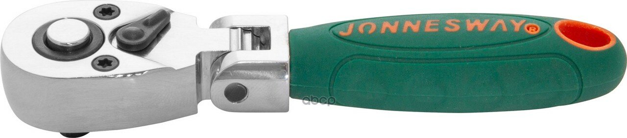 Рукоятка трещоточная укороченная с шарниром 1/4"DR, 36 зубцов, 125 мм Jonnesway арт. R4202