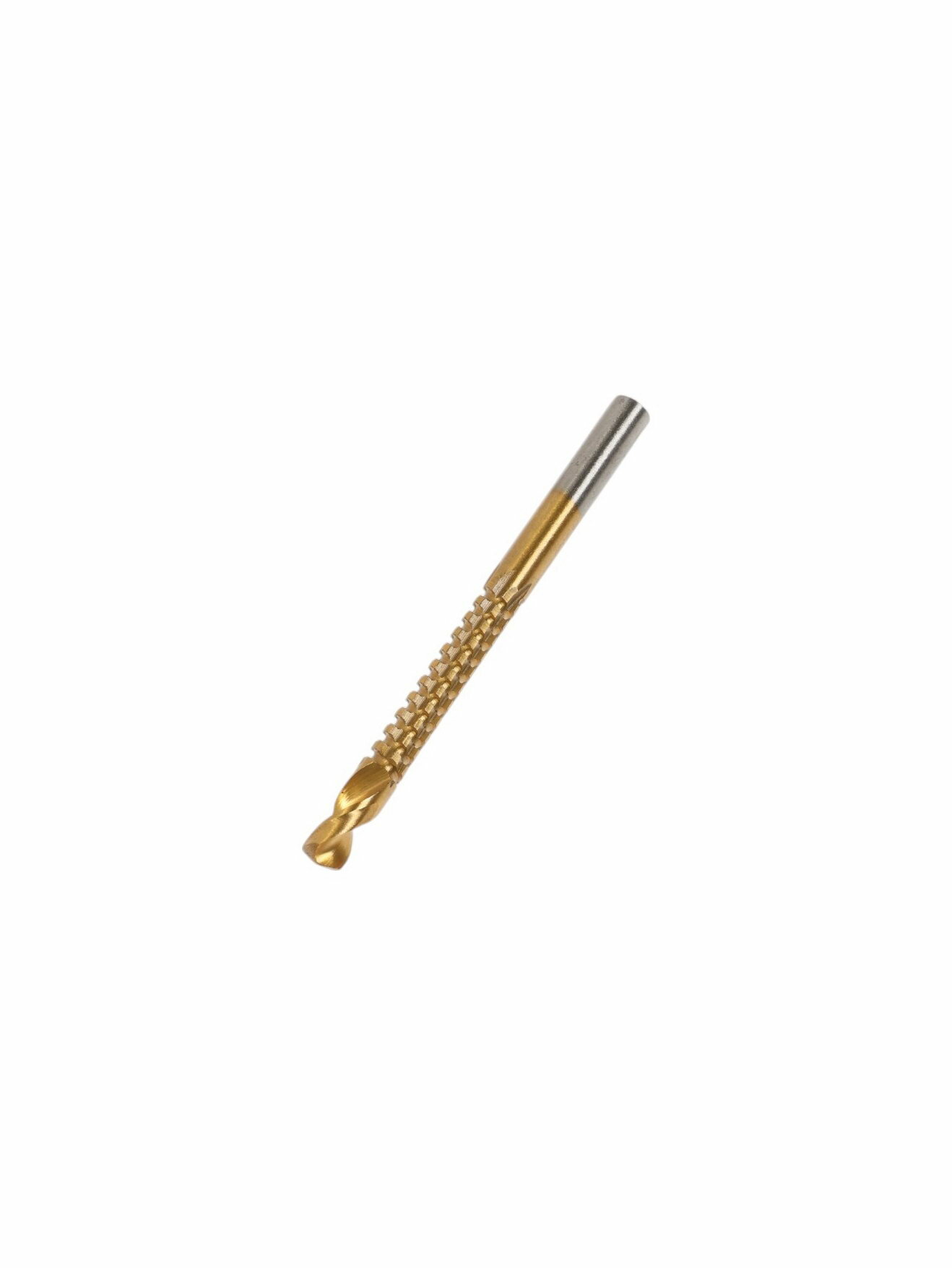 Сверло фрезерное универсальное HSS, TiN, цилиндрический хвостовик, 6.5x85 мм, 3 шт.