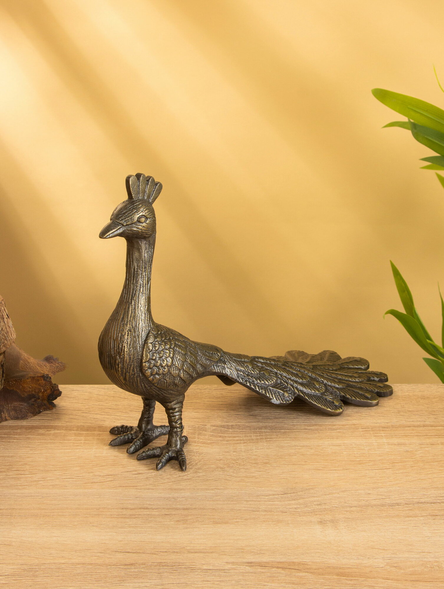 Сувенир "Павлин", 28x12x21 см, алюминий, тематика праздника: универсальная тематика