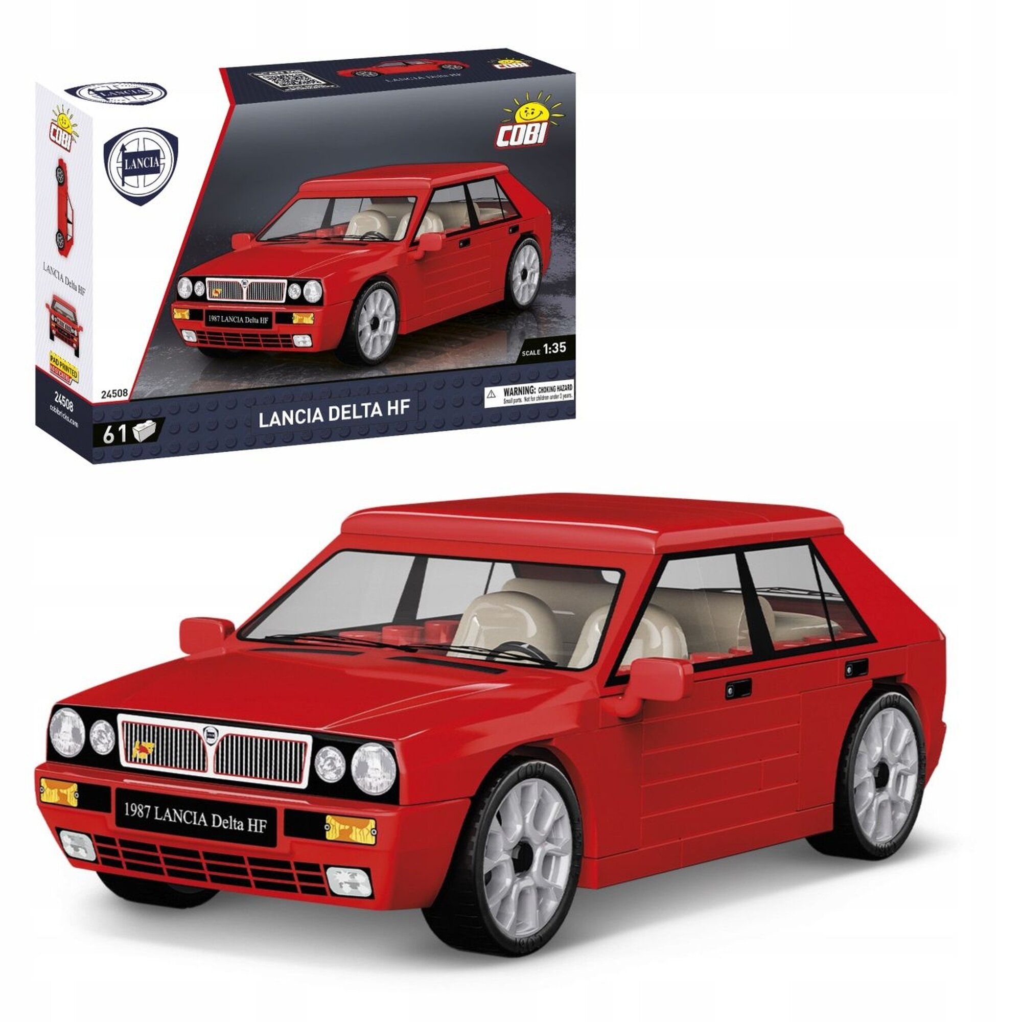 Конструктор пластиковый Cobi Lancia Delta HF - Лянча Дельта - 61эл. - Коби 24508