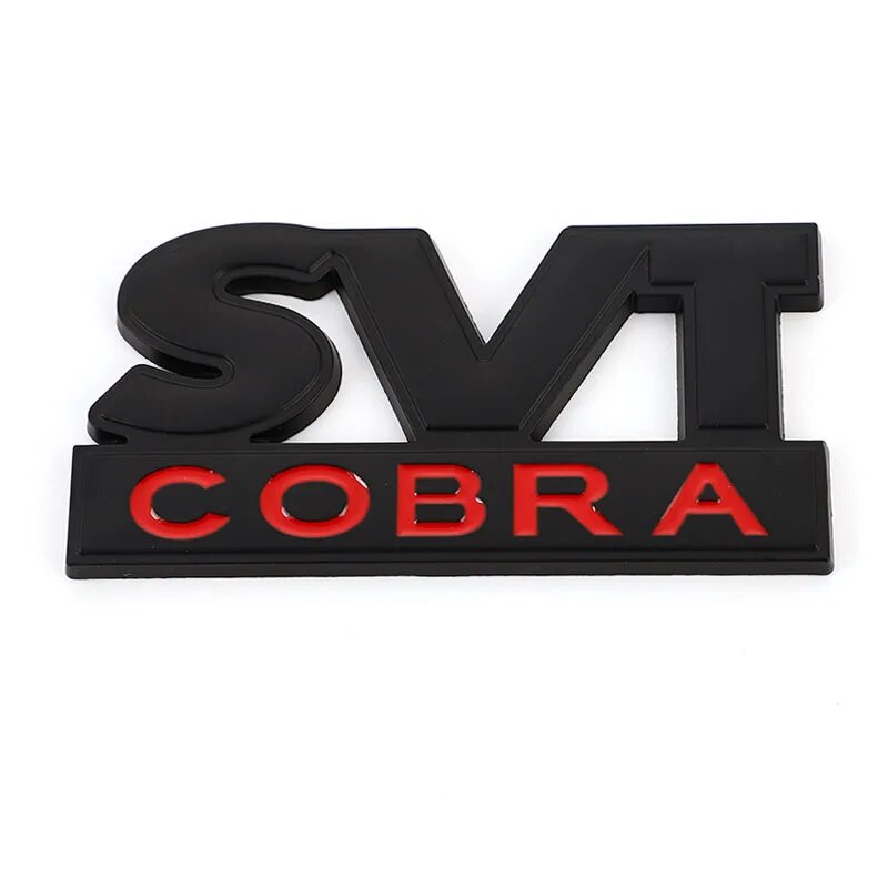 Автомобильная наклейка с эмблемой кобры SVT, значок на заднюю часть, передняя решетка капота для Ford Mustang Shelby SVT COBRA F150 F250 F350 GT Fiesta Black SVT Sticker