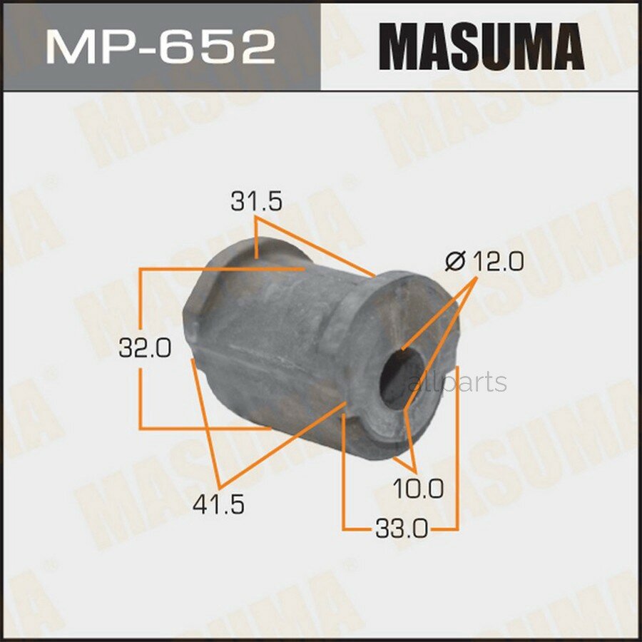 MASUMA MP-652 Втулка стабилизатора задн.