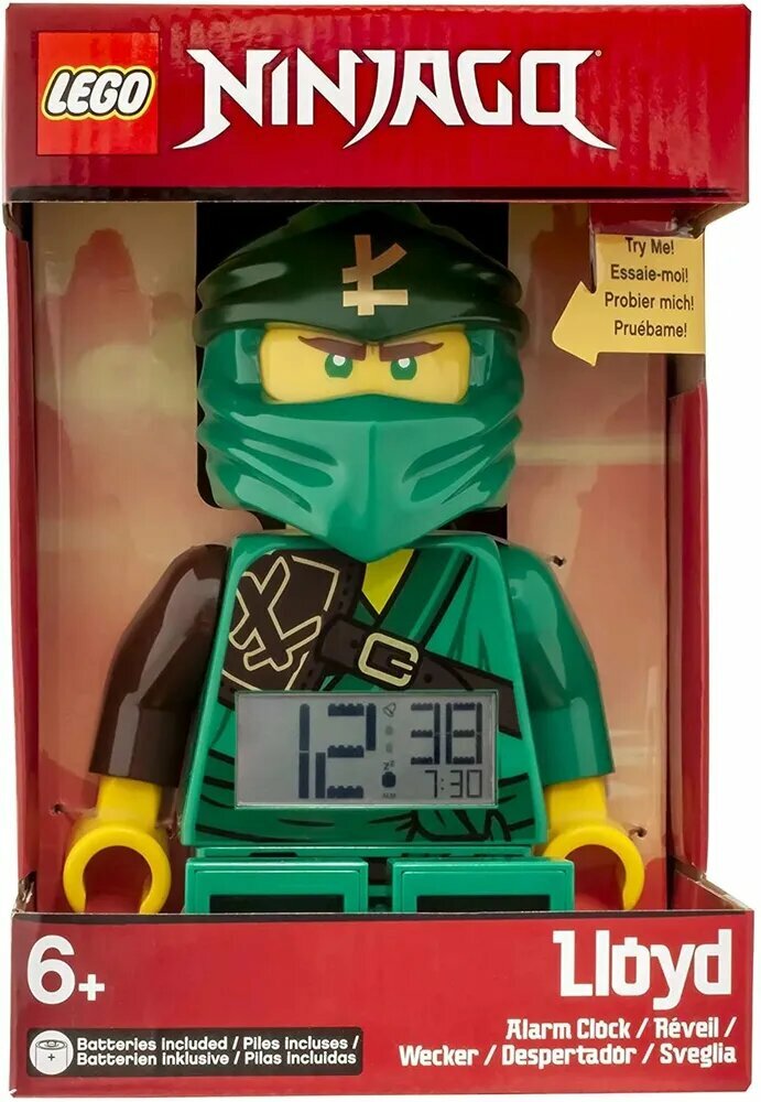 KNOW EASY-Лего Будильник Ниндзяго Ллойд высота 23 см-null