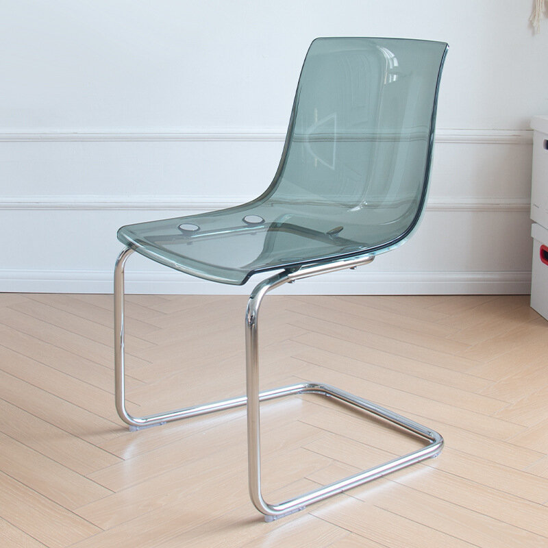 Кресло из оргстекла, обеденный стол и стул, 1 шт. Прозрачный цвет