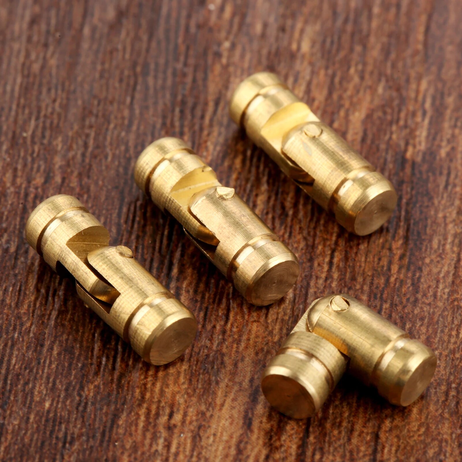 4 шт, медная невидимая скрытая петля для ствола, ювелирные изделия, деревянные шкатулки, маленькие чехлы для шкафа, миниатюрные петли для ствола 4*15 мм/5*19 мм/5*30 мм