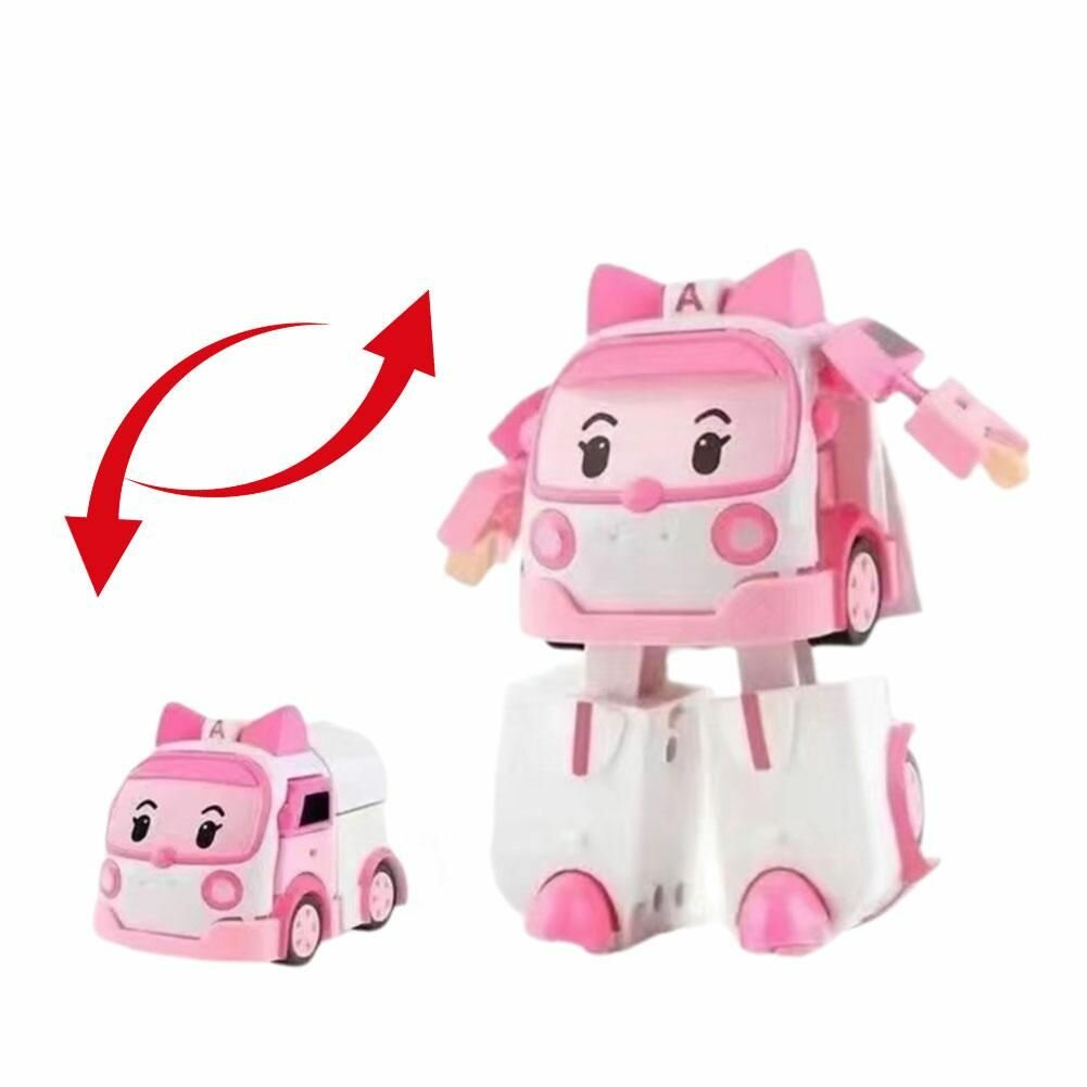 Игрушка робот трансформер Робокар Поли, мини Эмбер, филантроп
