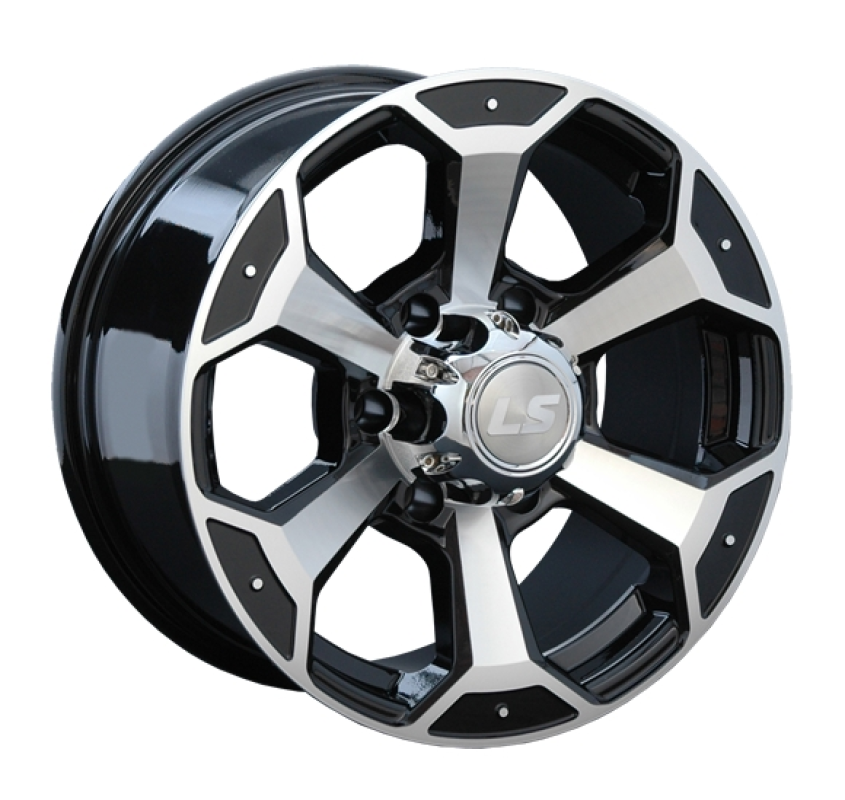 Диск колесный LS Wheels 187 7,5x18 6x139,7 Dia100.1 ET36 цвет BKF (черный)