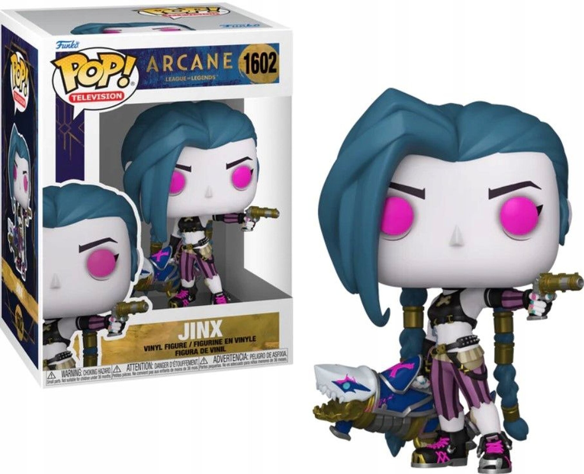 Фигурки Funko Pop TELEVISION - Коллекционная фигурка League of Legends Arcane Jinx - Фанко 1602
