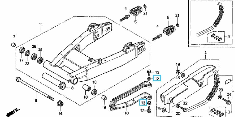 Воротниковая втулка; Артикул Honda: 81312GJ5000 (Оригинал)