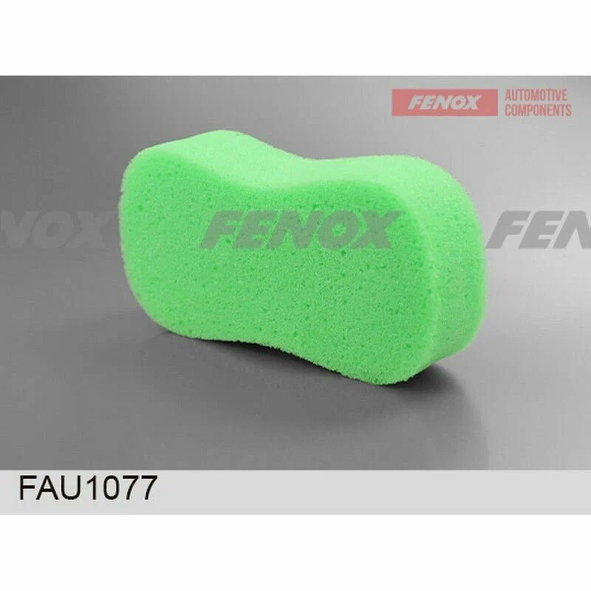Губка FENOX FAU1077, для мойки кузова, поролон, зеленая, 19x9x3 см