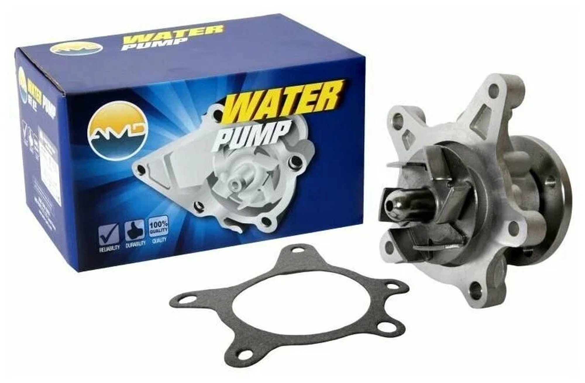 Помпа водяная AMD AMDPW112, для нескольких моделей Hyundai и Kia
