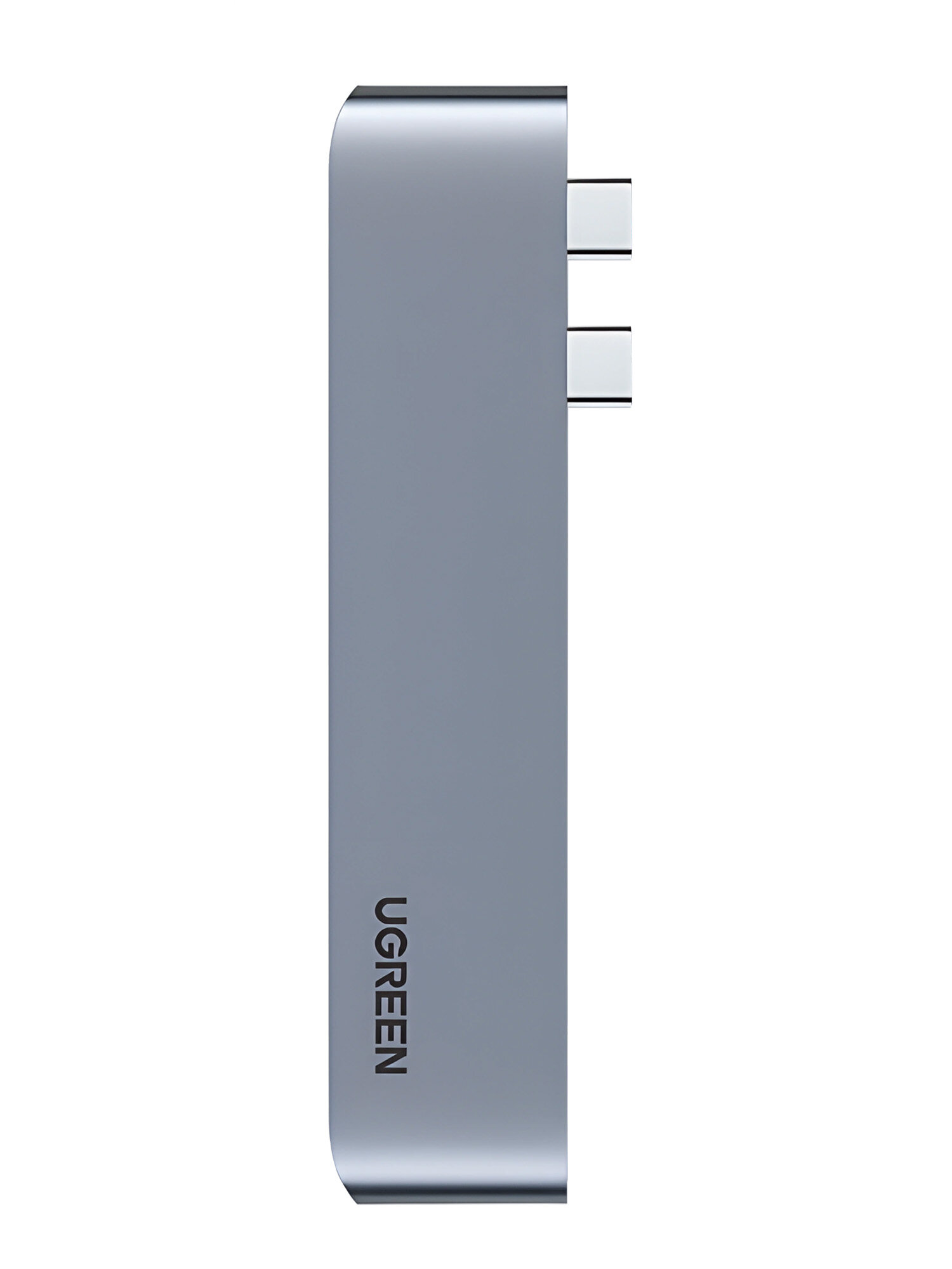 Адаптер UGREEN 60559 2*USB-C/3*USB 3.0, USB-C, 4K HDMI, серый космос