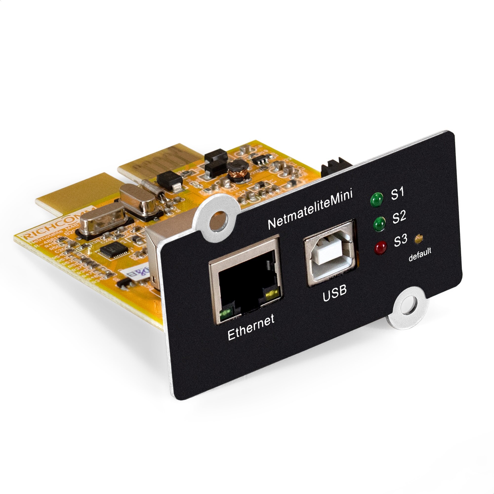 Внутренняя SNMP-карта ExeGate NetExpert 522/Richcomm NetmaitliteMini для On-line ИБП ExeGate PowerExpert (плата для удаленного управления для ИБП ExeGate серии TL, ULS, 1*10/100 Base-T Fast Ethernet(RJ45)+1*USB(B)) EX297647RUS