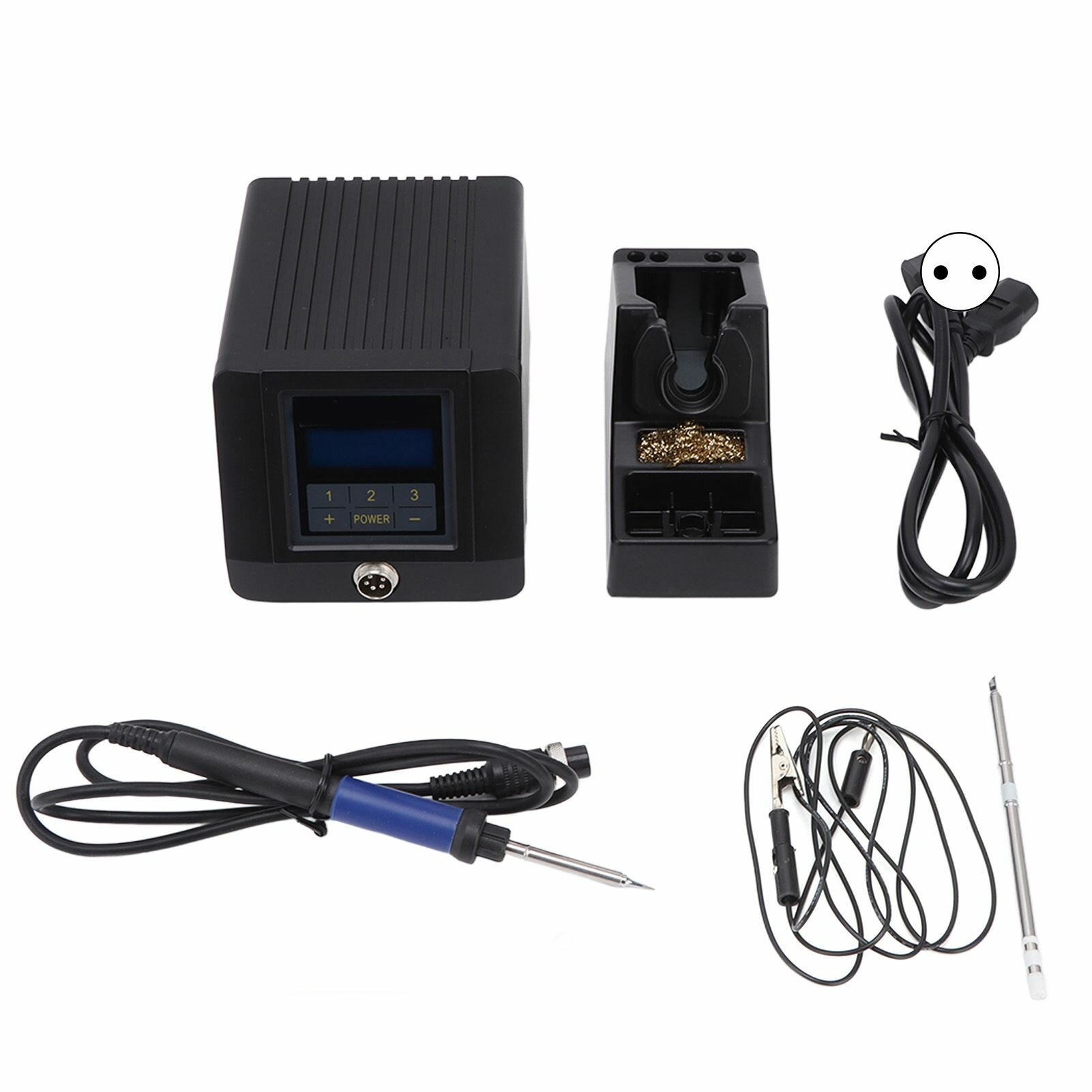 Цифровая паяльная станция 90Вт с ЖК-дисплеем, вилка 220В HK 1000EU