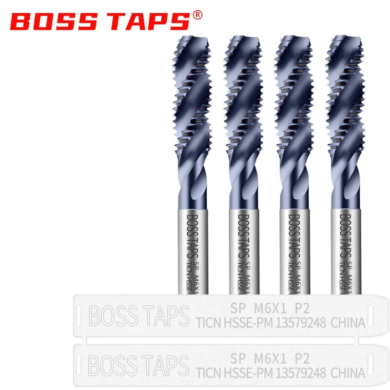 Метчик Boss Taps M6X1 HSSE-PM Spiral Fluted