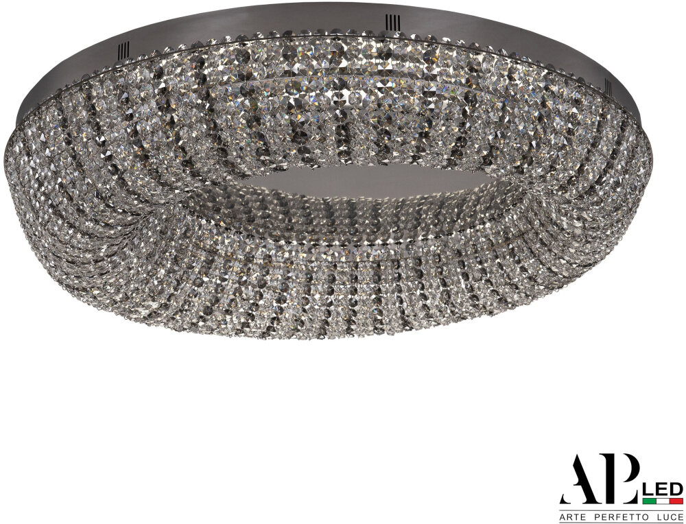 Потолочная люстра Sicilia SH610.2.80. R. Ni.4000. Clear.731 APL LED
