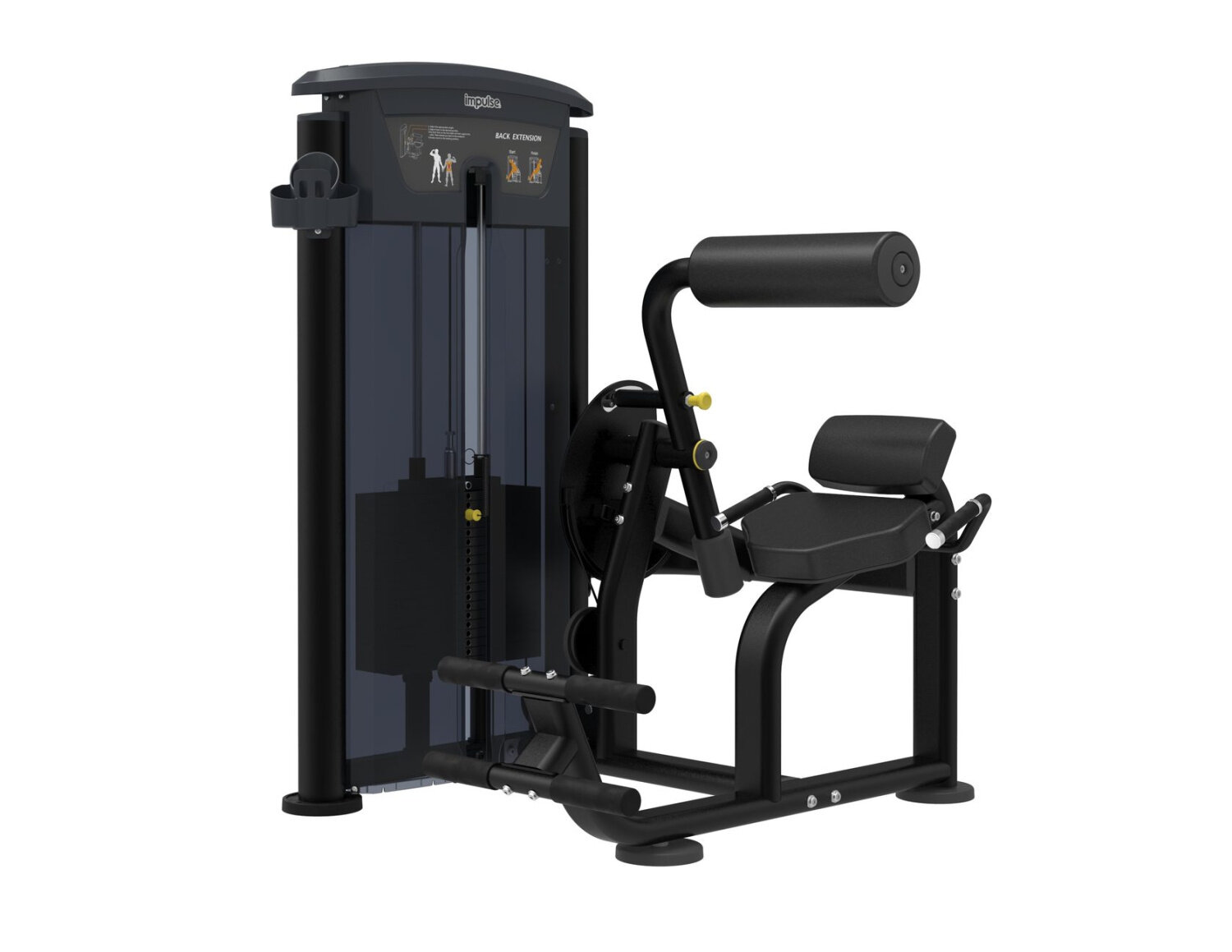Impulse IT9532 разгибание спины, профессиональный тренажер