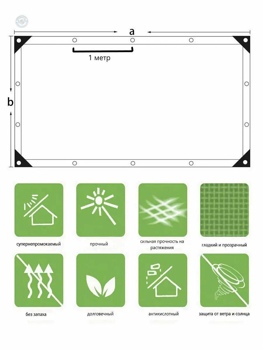 Универсальный тент укрывной полог для дачи, кемпинга и строительства — защита от дождя и солнца, компактный и практичный навес