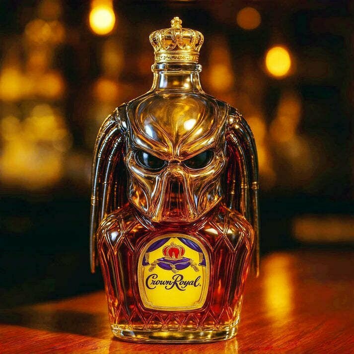 Кросс-бордерная забавная бутылка виски с французским бульдогом