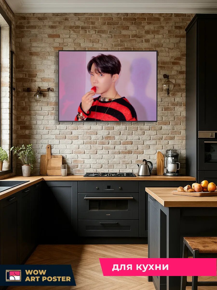 Постер BTS на стену 40 БиТиЭс БТС A2, матовая фотобумага премиум качества — фото 1