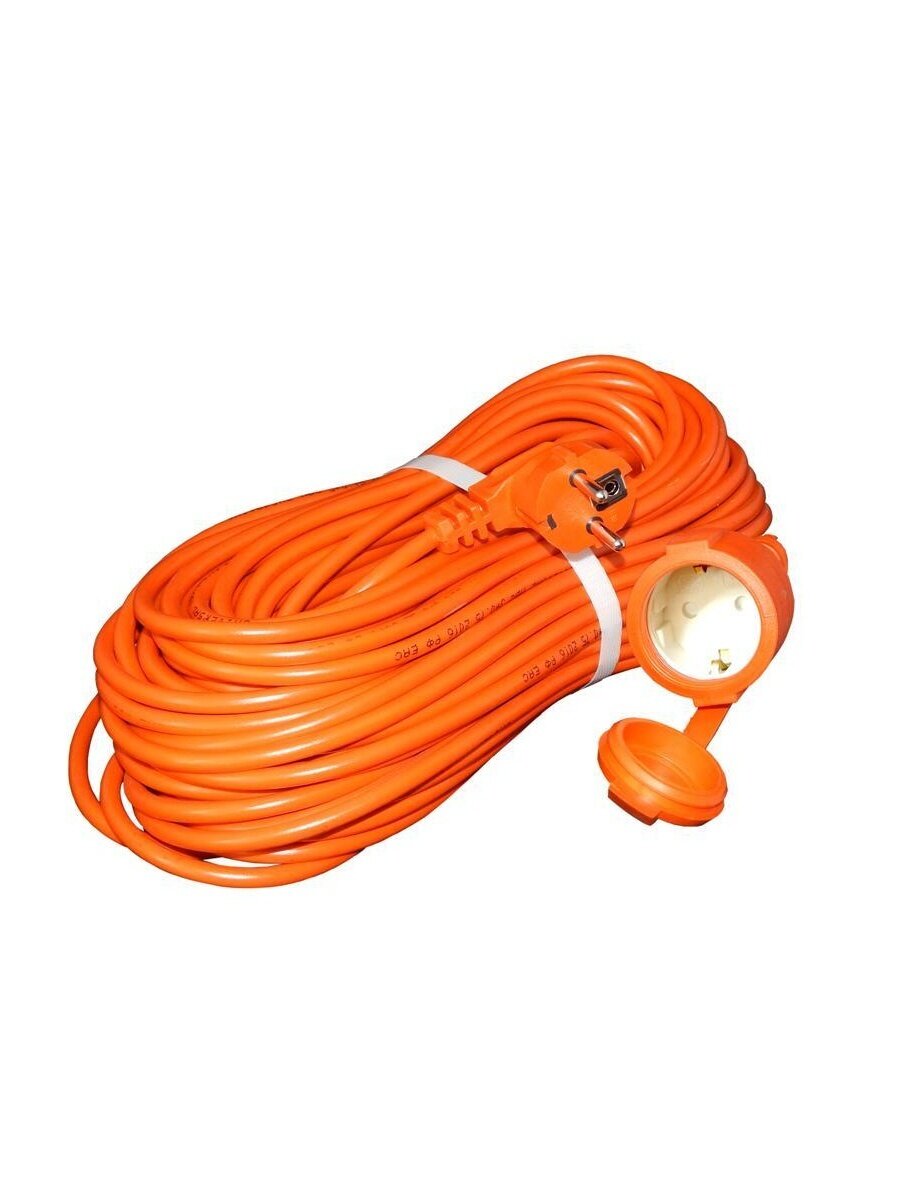 Удлинитель-шнур 1х10м с заземл. 10А IP54 УШ-10 ПВС 3х0.75 с защ. крышкой UNIVersal 9632008