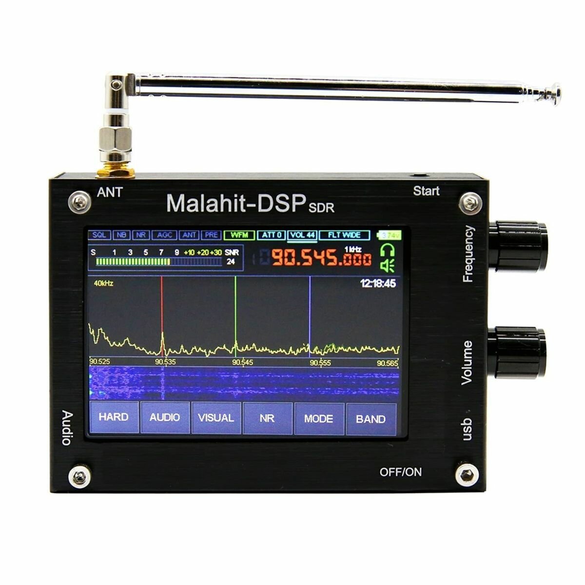 Радиоприемник Malachite SDR 1.10d 50 КГц-2,0 ГГц С Прошивкой-