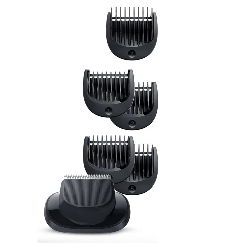 Триммер для бороды EasyClick + 5 шт. насадка-гребень для бритв Braun New Generation Series 5, 6, 7 электробритв
