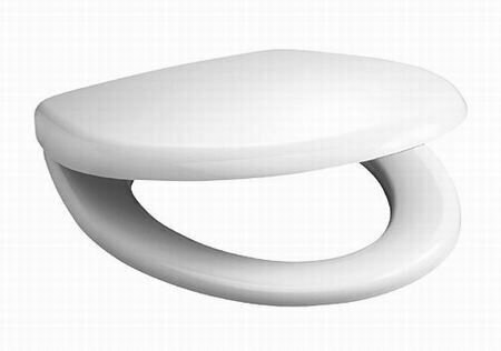 LYRA PLUS сиденье с крышкой для унитаза, стальные петли, дюропласт, белый