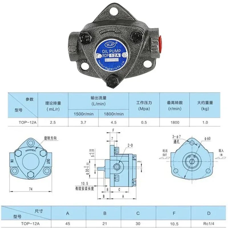 Масляный насос TOP Series buyready TOP-12A