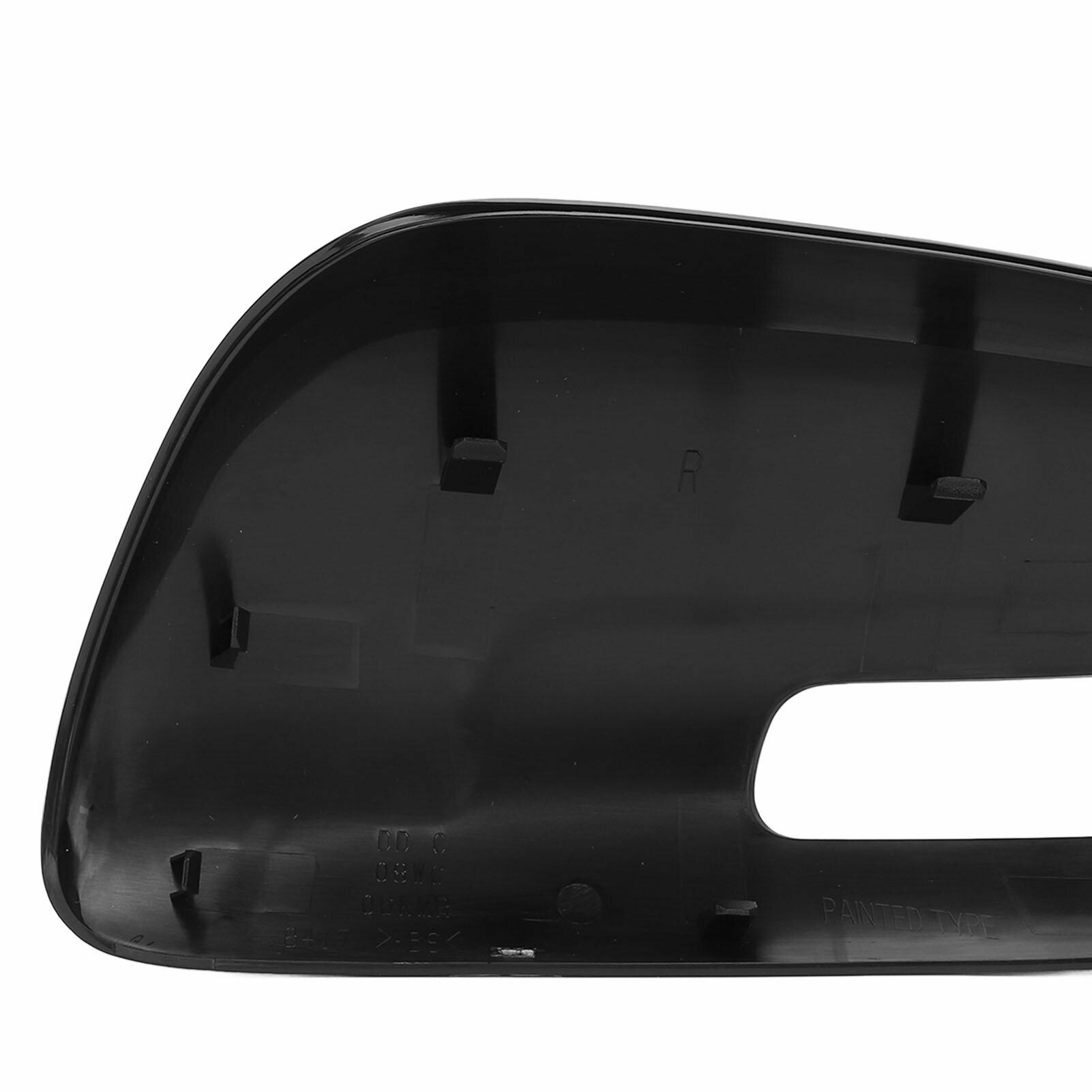 Крышка зеркала заднего вида, высокопрочная, устойчивая к погодным условиям, крышка наружного зеркала двери для TC 2011-2016, глянцевая черная, правая