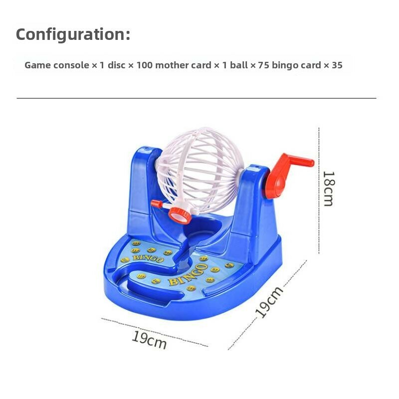 Лотерейный автомат бинго игра с пластиковыми шариками для семейного и образовательного развлечения