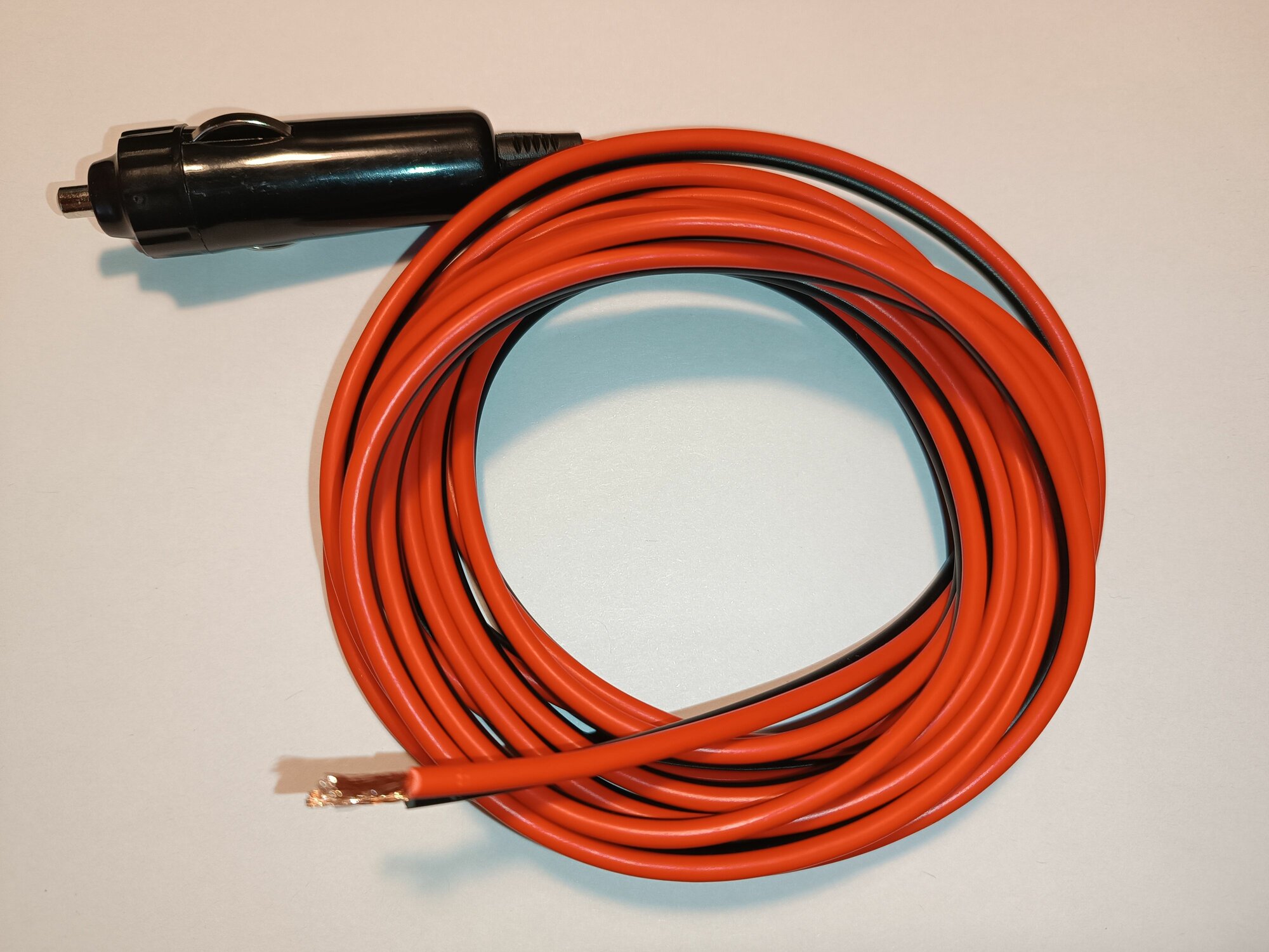 Штекер в прикуриватель "Оптимум" без предохранителя 5 метров