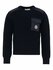 Свитер Moncler, размер 10 лет, синий
