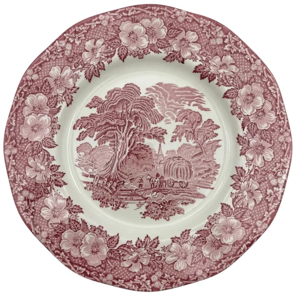 Тарелка "WoodLand", 25 см, 1960-1970 гг, Enoch Wedgwood, Англия