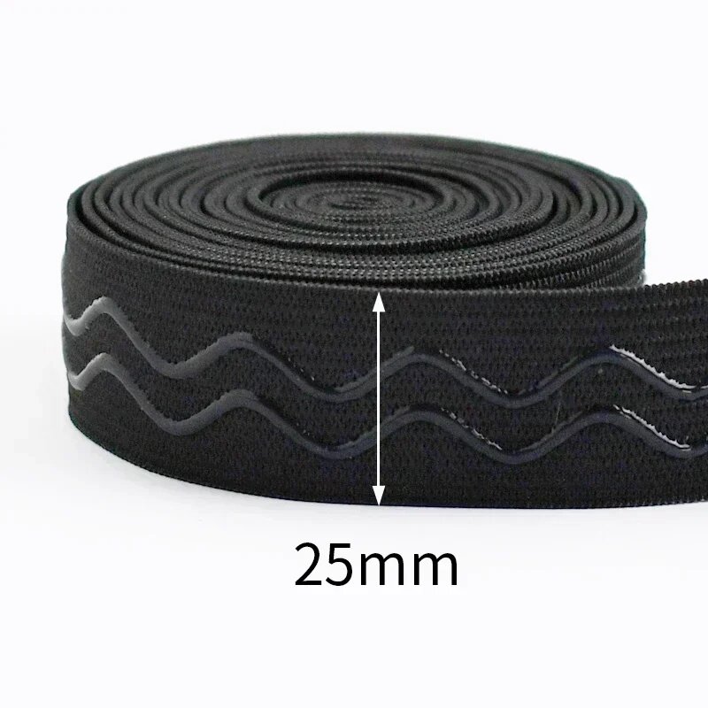 Meetee силиконовая резинка для пошива 10-50 мм 2/5 м