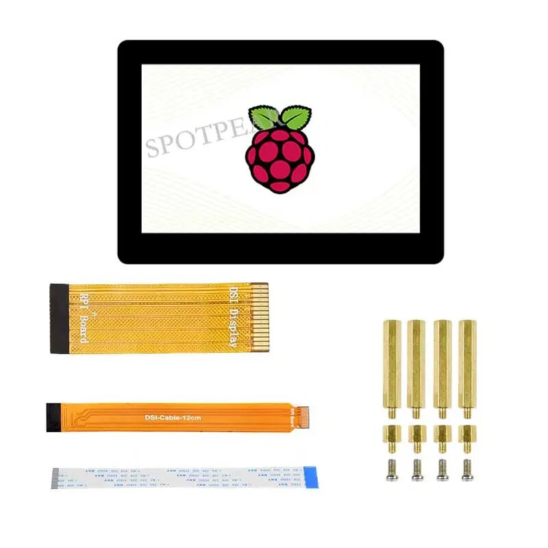 Raspberry Pi 5-дюймовый интерфейс DSI ЖК-дисплей 800 × 480 5-дюймовый емкостный сенсорный дисплей mipi
