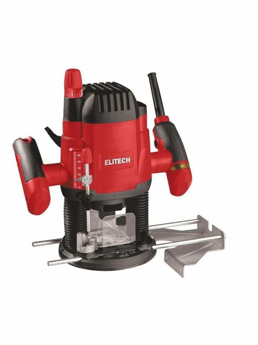 Фрезер электрический ELITECH Ф 1800Э (E2212.005.00) (1800Вт, 11000-25000об/м, ход-55мм, цанга-8;12мм, 4.3кг, коробка, плавный пуск)