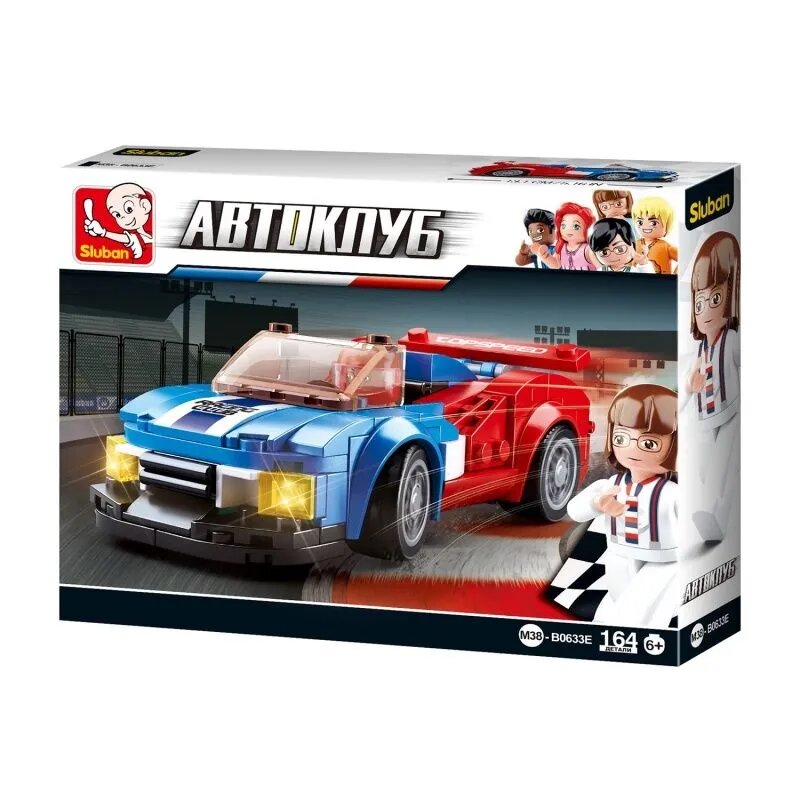 Конструктор Sluban "Автоклуб: Баттерфляй" (164 детали) (M38-B0633E)