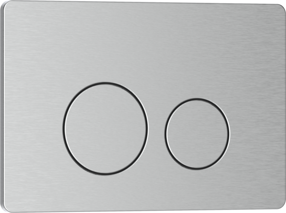 Кнопка смыва IBERICA BLANCA INOX-O нержавеющая сталь, хром матовый (IB. B081.003.002)