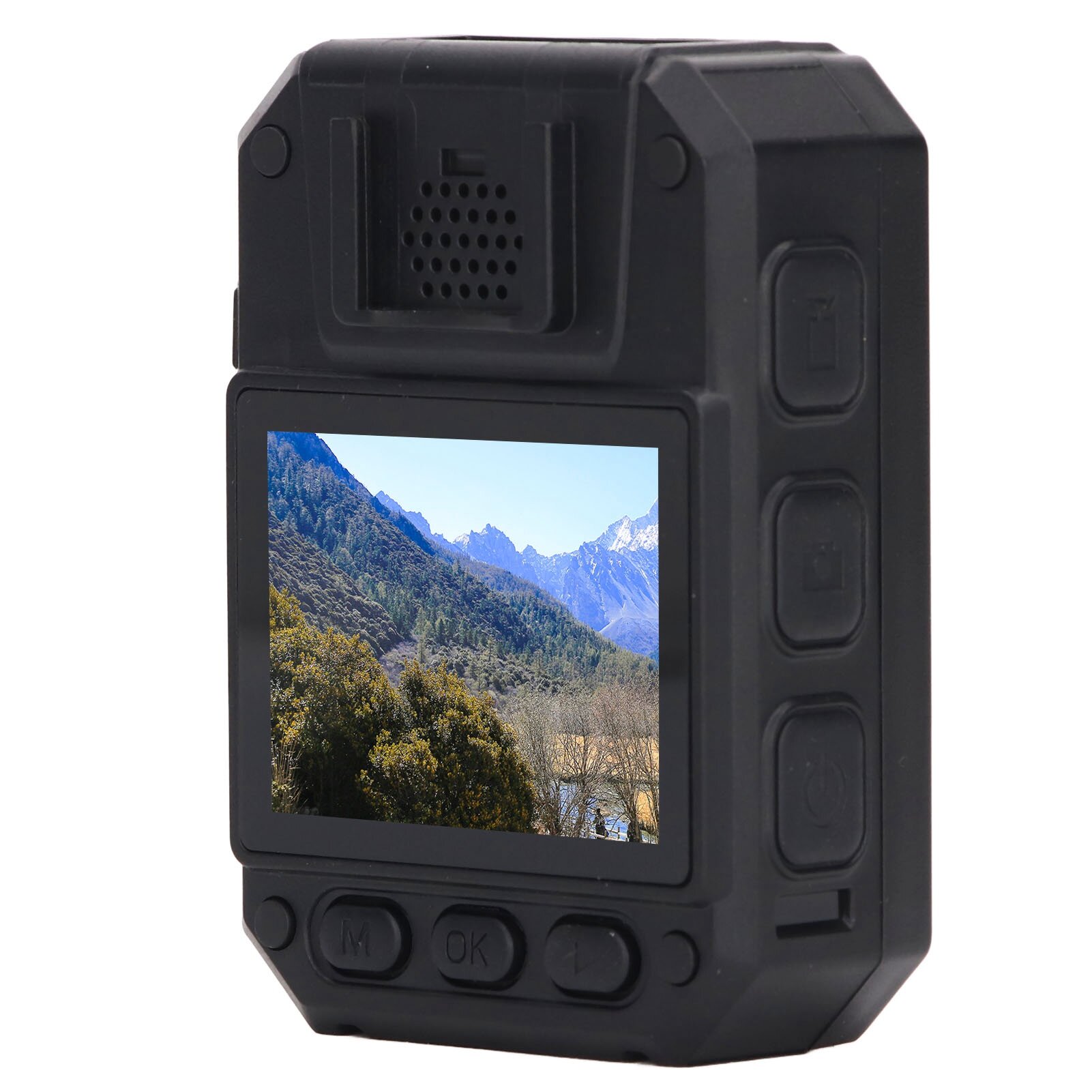 Мини видеорегистратор-портативная носимая камера с ИК-ночным видением и 2" дисплеем для контроля дорожного движения и правопорядка