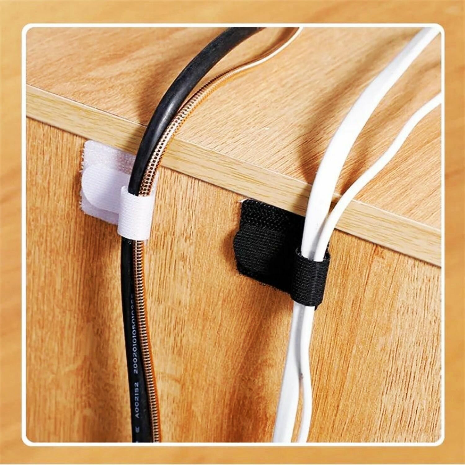 10 шт. Органайзер для компьютерного стола, липучка используется для проводов, многоразовый, подходит для управления проводами на рабочем столе, аксессуары для бытовой техники