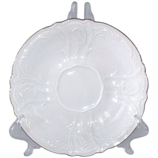 Блюдце Bernadotte , декор "Отводка золото", 15,5 см. (БЕР0519)