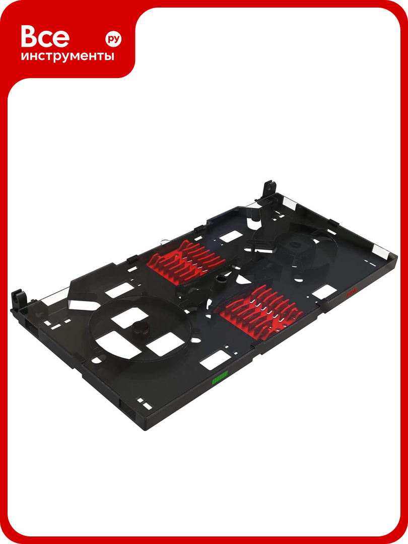 Сплайс кассета DKC на 24 кдзс (40 мм), универсальная RNSPLICES, черный