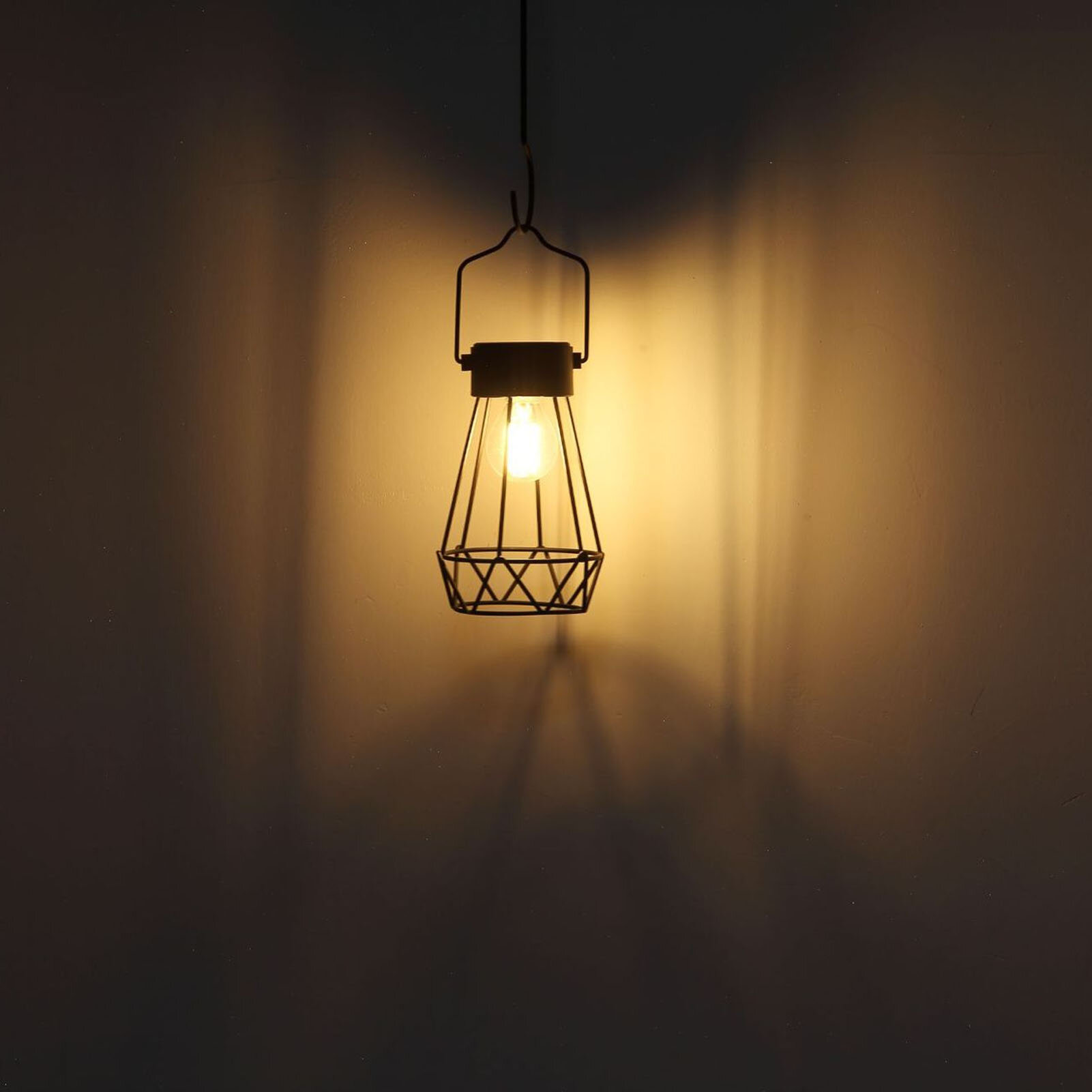 Ручные солнечные фонарики, светодиодный винтажный подвесной абажур, портативный фонарь для кемпинга для кухни, столовой, спальни