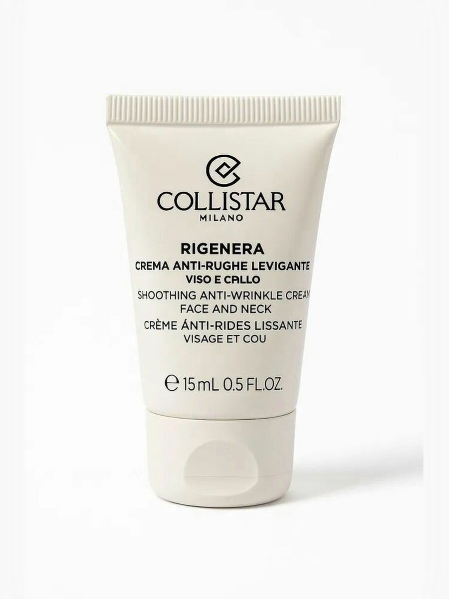 Collistar - Rigenera Smoothing Anti Wrinkle Cream Face And Neck Крем для лица и шеи против морщин (миниатюра) 15 мл