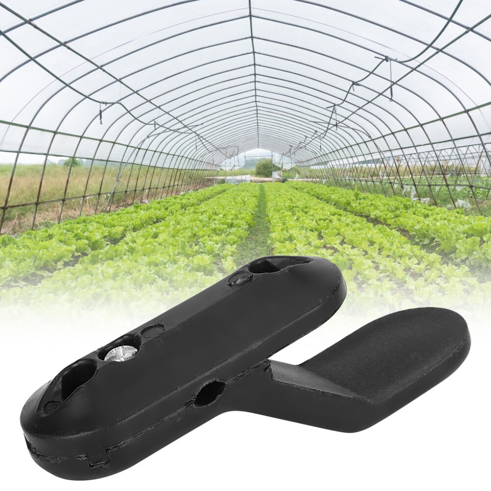 10 шт Черные зажимы для вентиляции теплицы, аксессуары для сельского хозяйства и фермерства